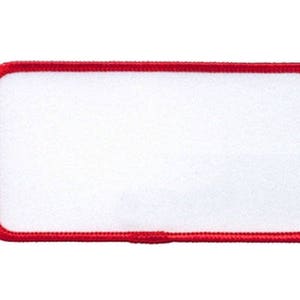 Blank Rectangle Patches 2x 4 Qty: Made to - Etsy