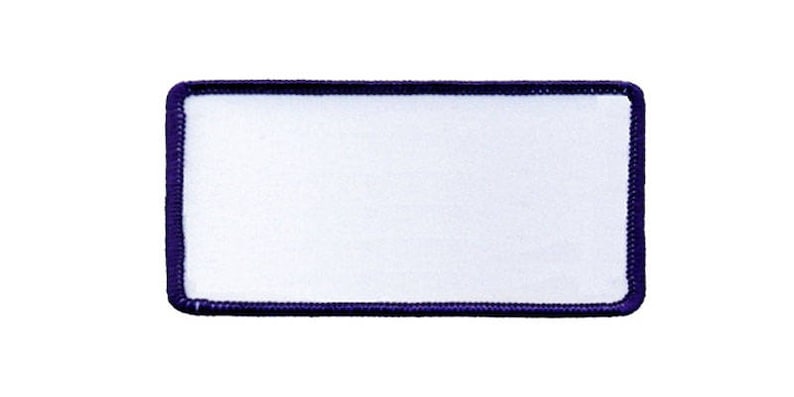 2" X 4" Blank Sew on Rectangle Patch - Etsy