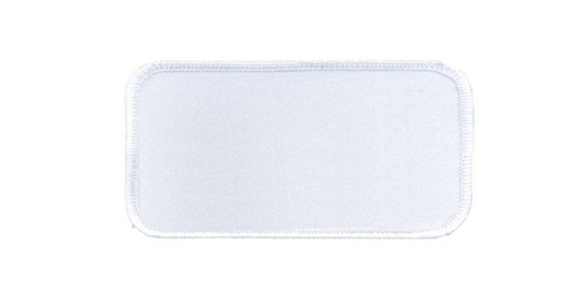 2" X 4" Blank Sew on Rectangle Patch - Etsy