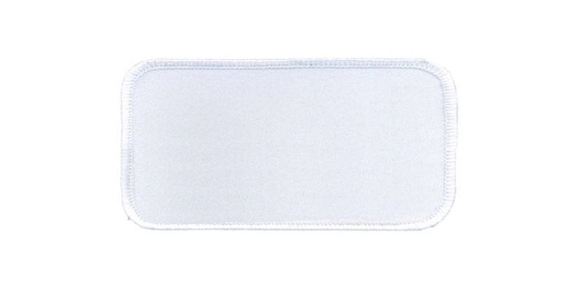 Blank Rectangle Patches 2x 4 Qty: Made to - Etsy