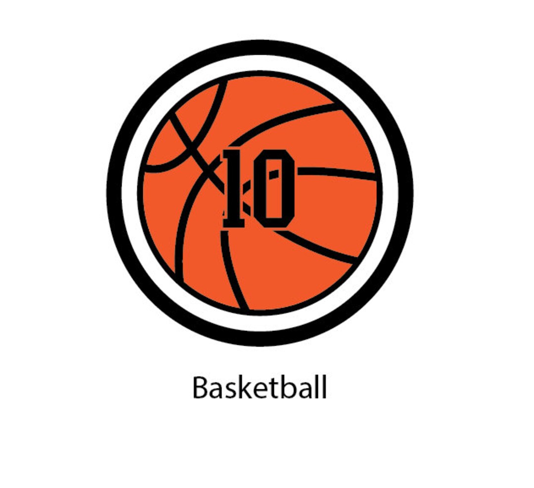 Basketball With Number for Letterman Jacket- Chenille Patch - Etsy