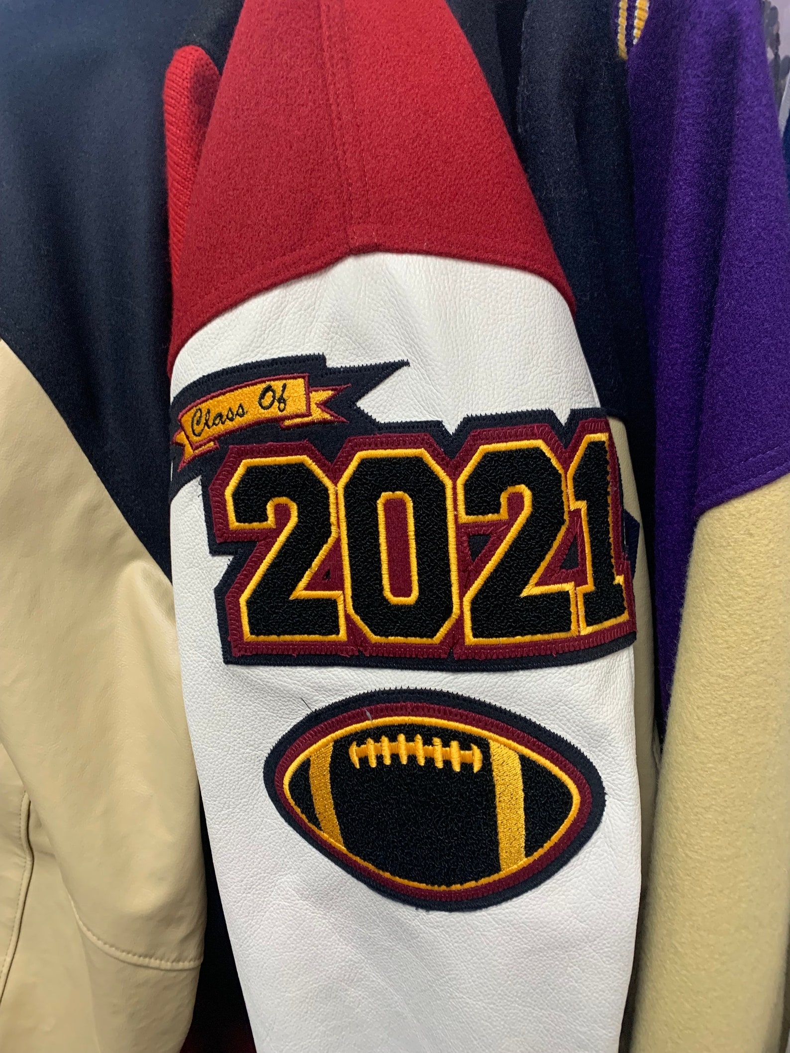 Letterman Jacket Year Chenille Patch AS Script FREE SHIPPING - Etsy