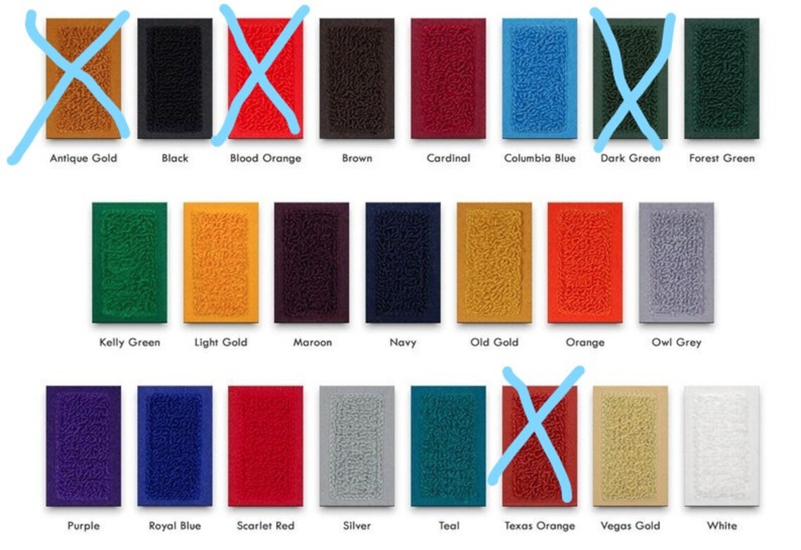 Letterman Jacket Number/letter Chenille Patch FREE SHIPPING - Etsy