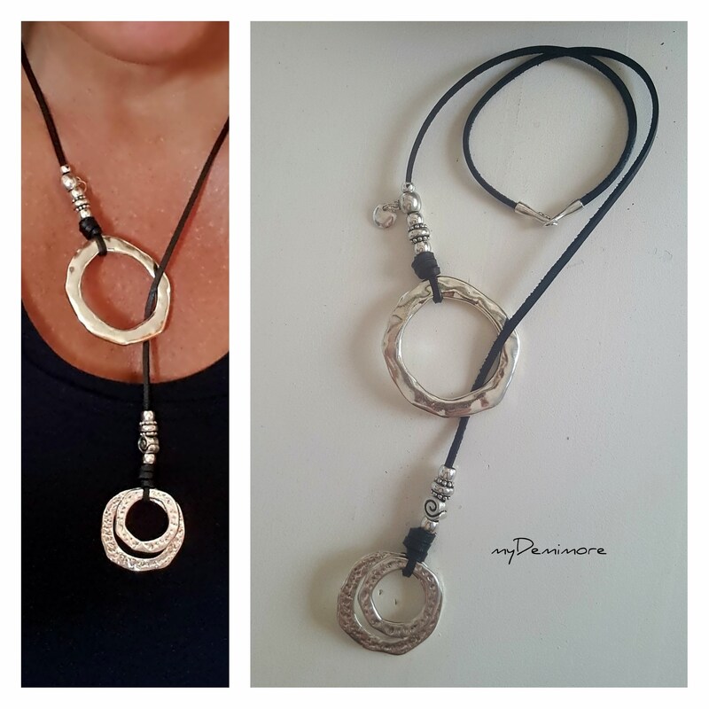 Leather Lariat - Etsy