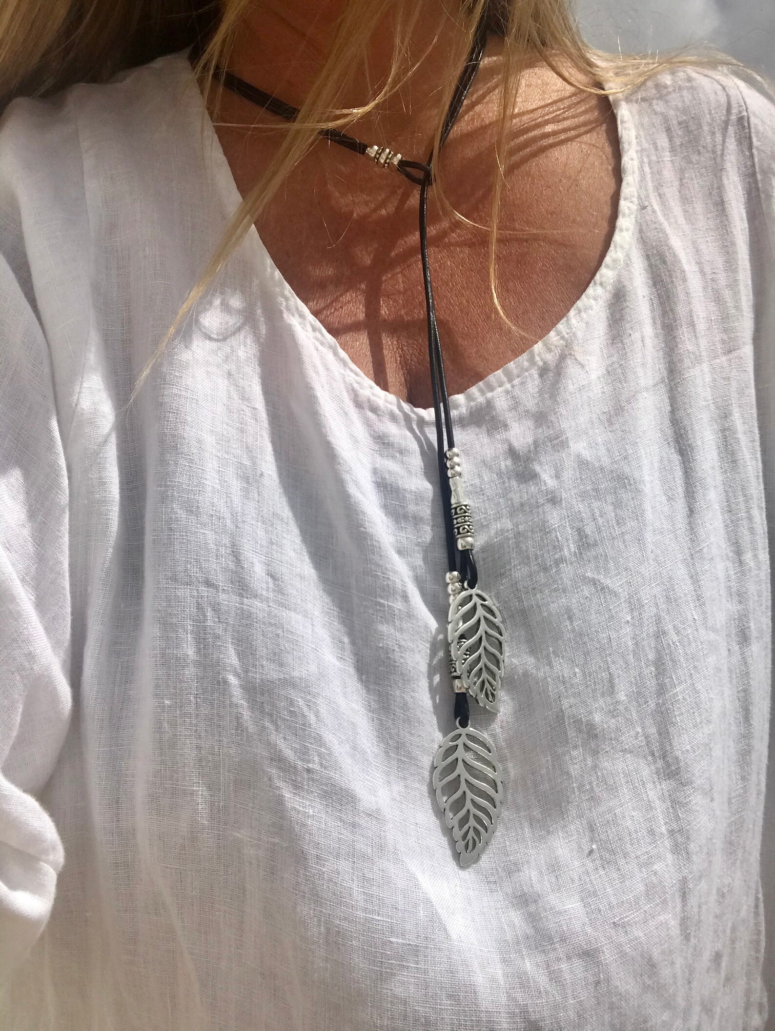 Boho Lariat Beaded Feather Lasso Choker Loop Christmas - Etsy