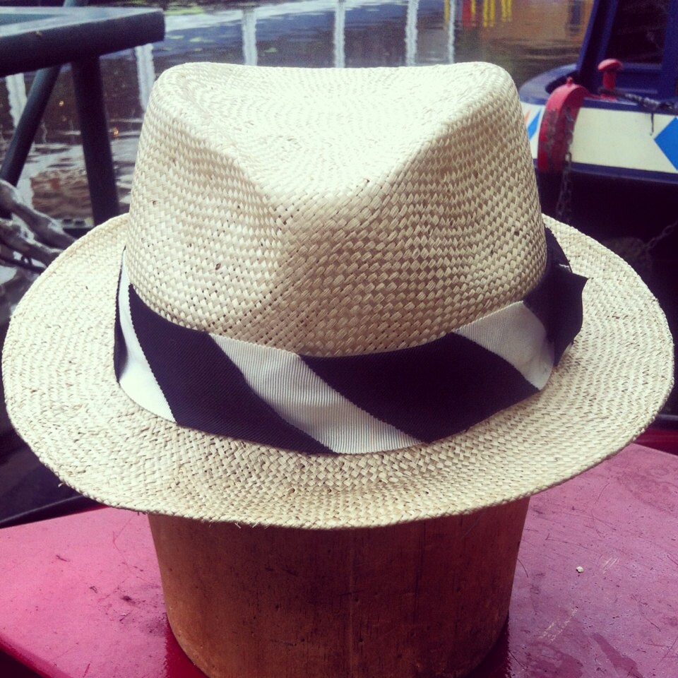 Straw Trilby - Made to Measure - Etsy
