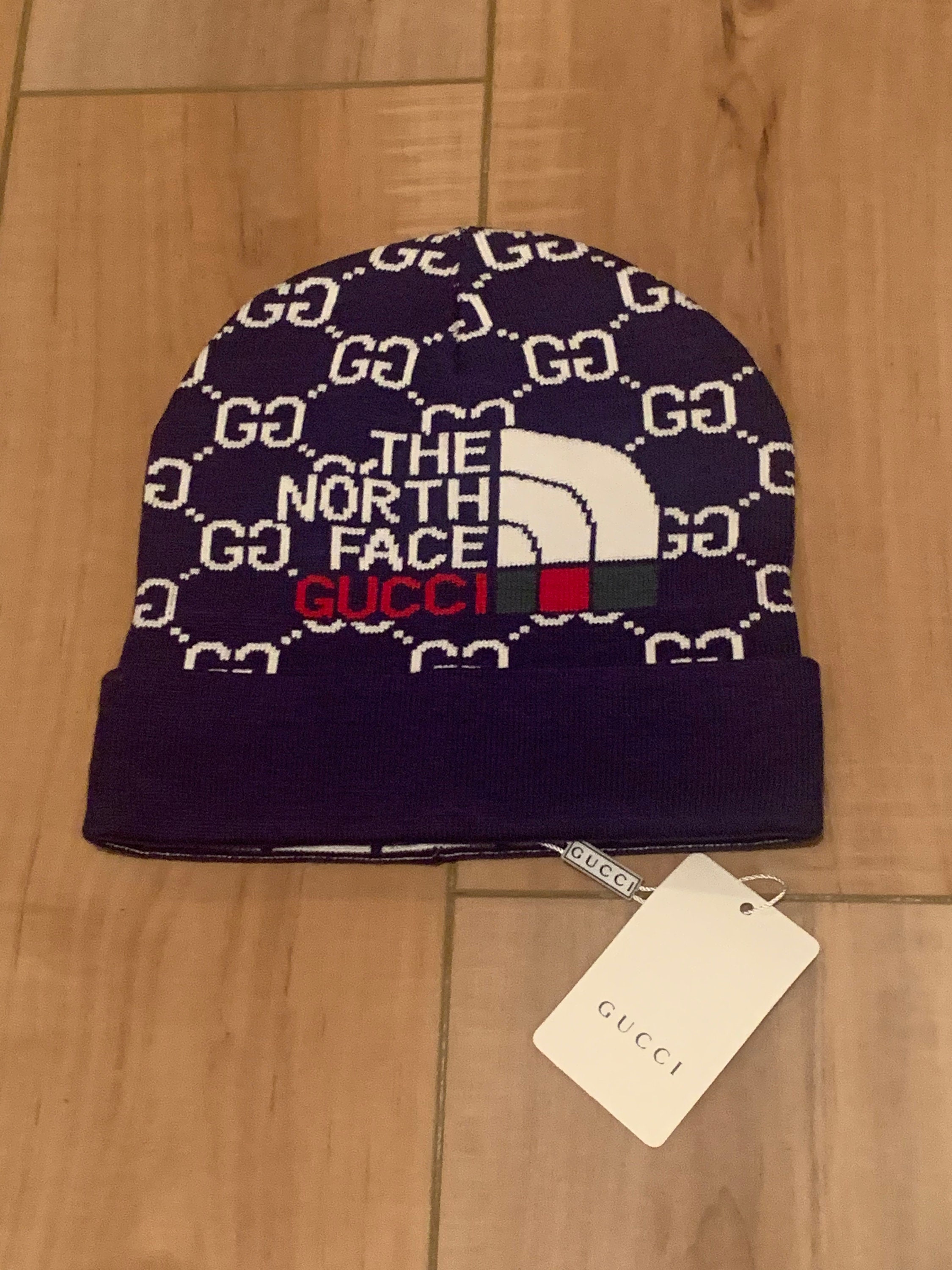 The North Face X Gucci Beanie Hat - Etsy The North Face X Gucci Beanie Hat - Etsy
