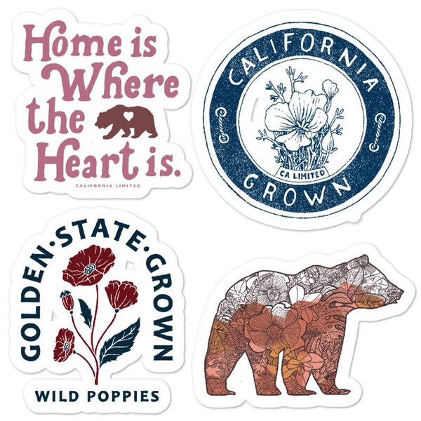 California Stickers - Etsy