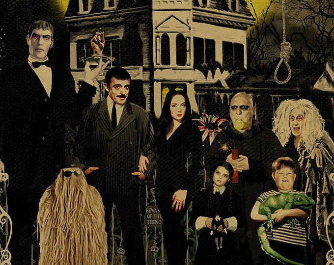 Addams Family Poster - Etsy