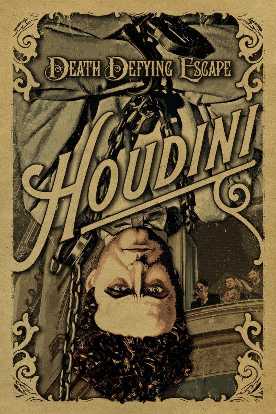 Harry Houdini Poster. Magic. Escape. Death Defying. Goth. Steampunk ...