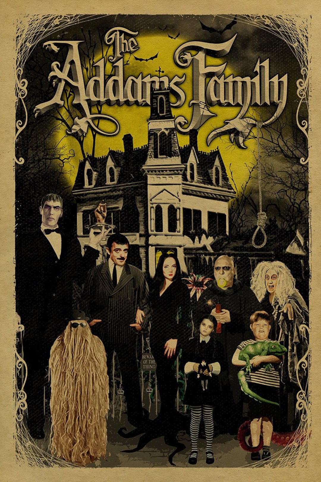 Addams Family Poster - Etsy