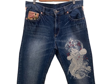 Fish Koi Denim - Etsy