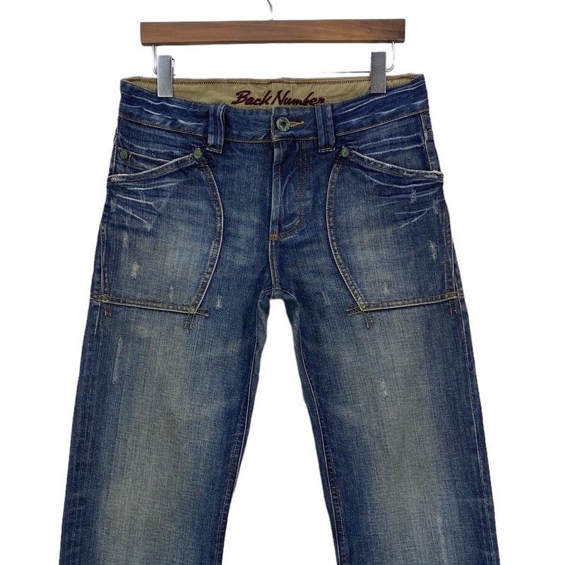 Jeans With M on Back Pocket - Etsy
