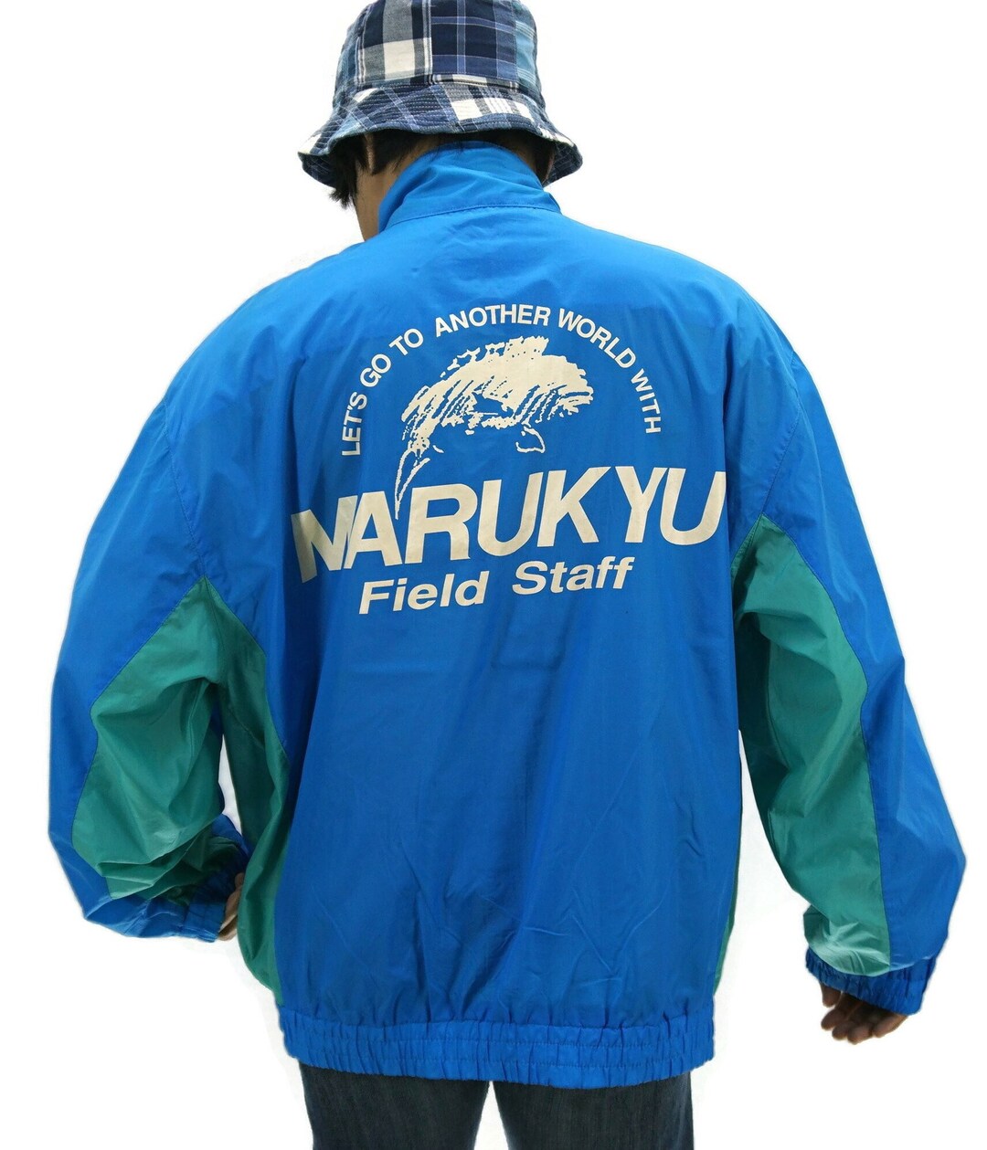 Marukyu Field Staff Vintage Special Fishing Bait Windbreaker Colorblock ...