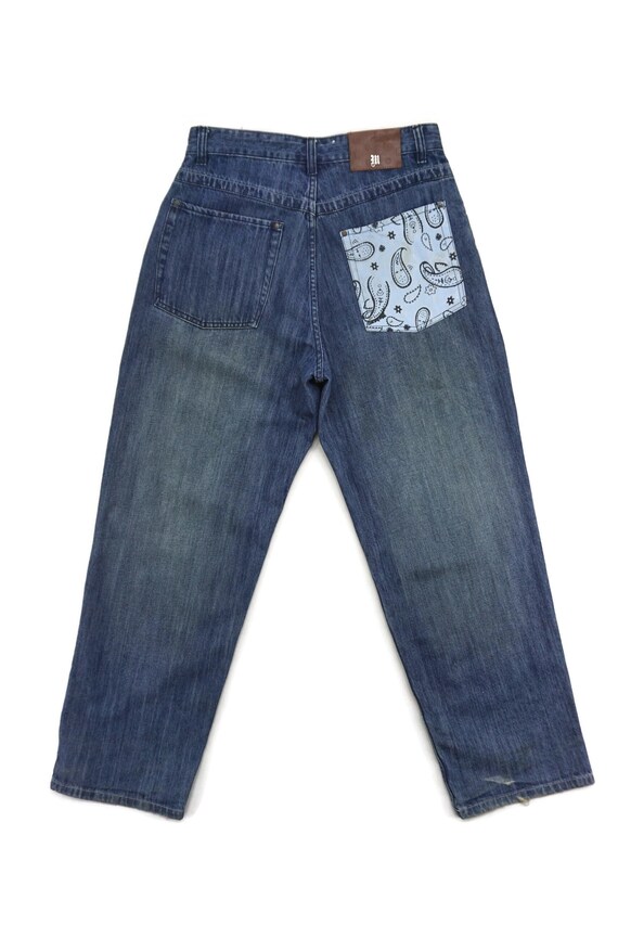 Tupac Makaveli Size 32 Bandana Print Pocket Hip Hop Tupac Makaveli Size 32 Bandana Print Pocket Hip Hop