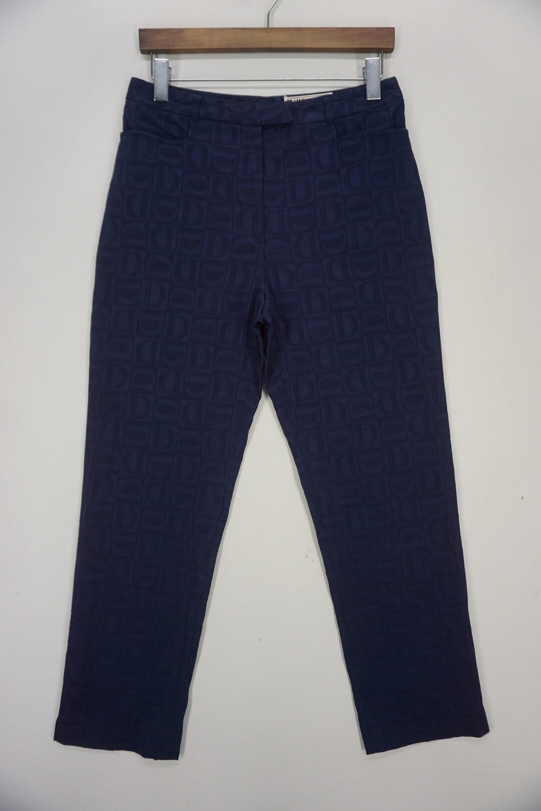 DAKS London Monogram Tapered Pants, Size 30x27 - Etsy