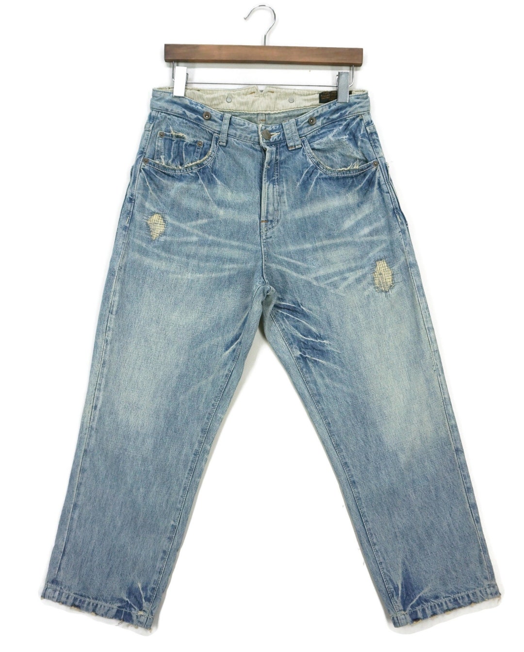 Jeans en cube de sucre taille M W31xL24 Jeans en denim de sucre cubique ...