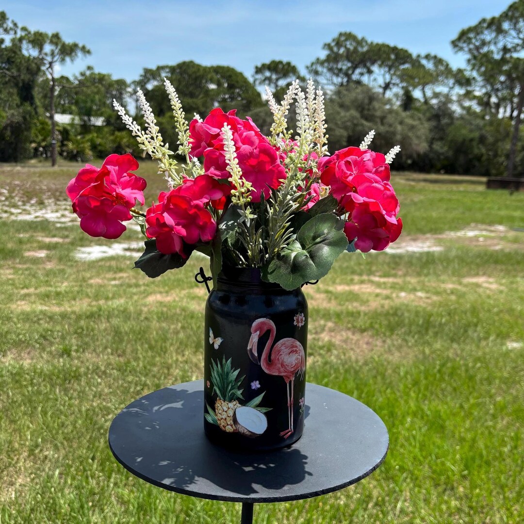 Flamingo Gift, Flower Vase, Kitchen Utensil Container, Desk Storage ...