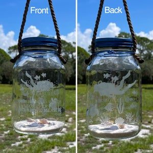 MEMORIAL LANTERN, for Loss of Scuba Diver, With Verse, Grave Decoration ...