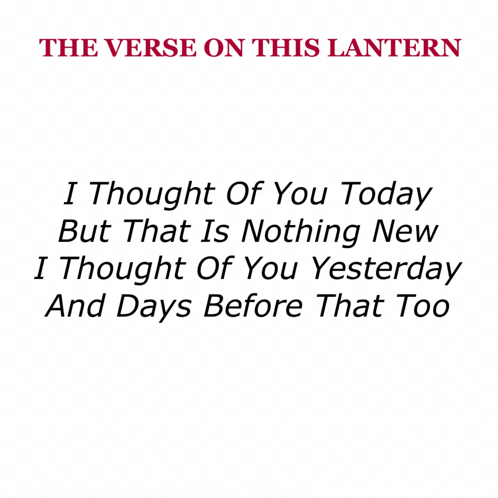 MEMORIAL LANTERN With Poem Cemetery Decoration With Verse - Etsy