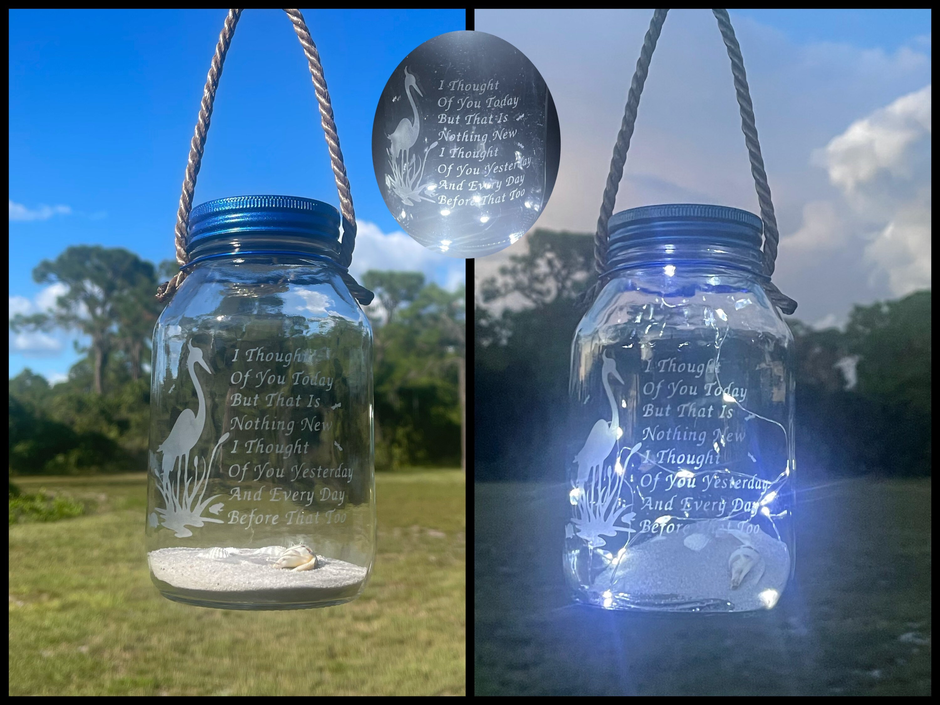 MEMORIAL LANTERN With Poem Cemetery Decoration With Verse - Etsy Canada