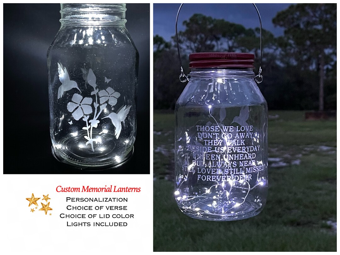 Hummingbird Grave Decoration, Personalized Cemetery Decoration With ...