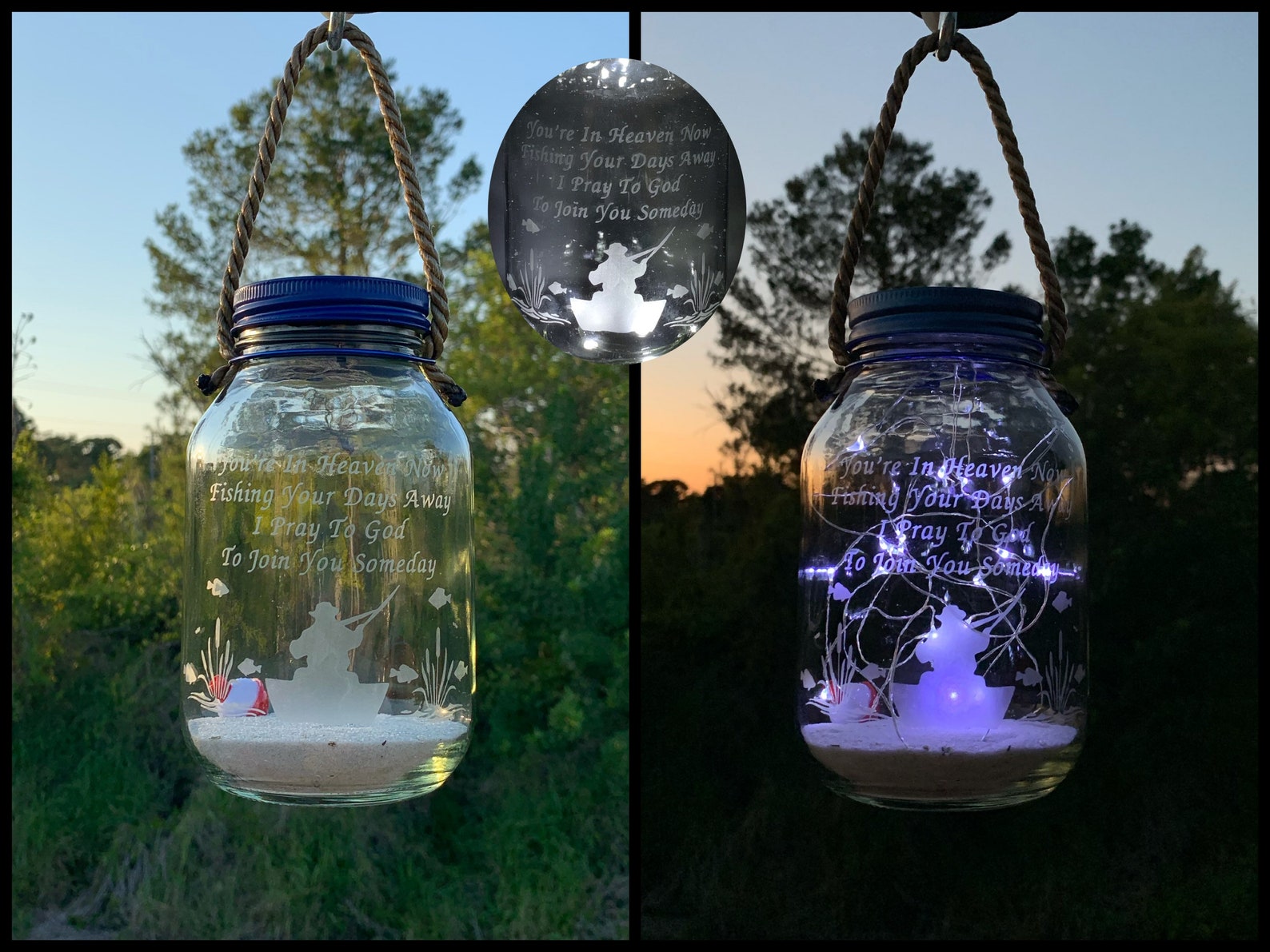 CEMETERY DECORATION Solar Light Grave Lantern Loss of | Etsy