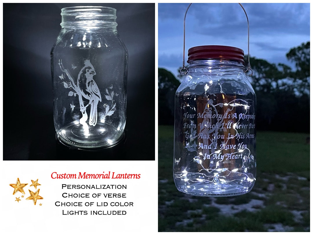 Custom Grave Decoration for Cemetery With Cardinal, Personalized With ...