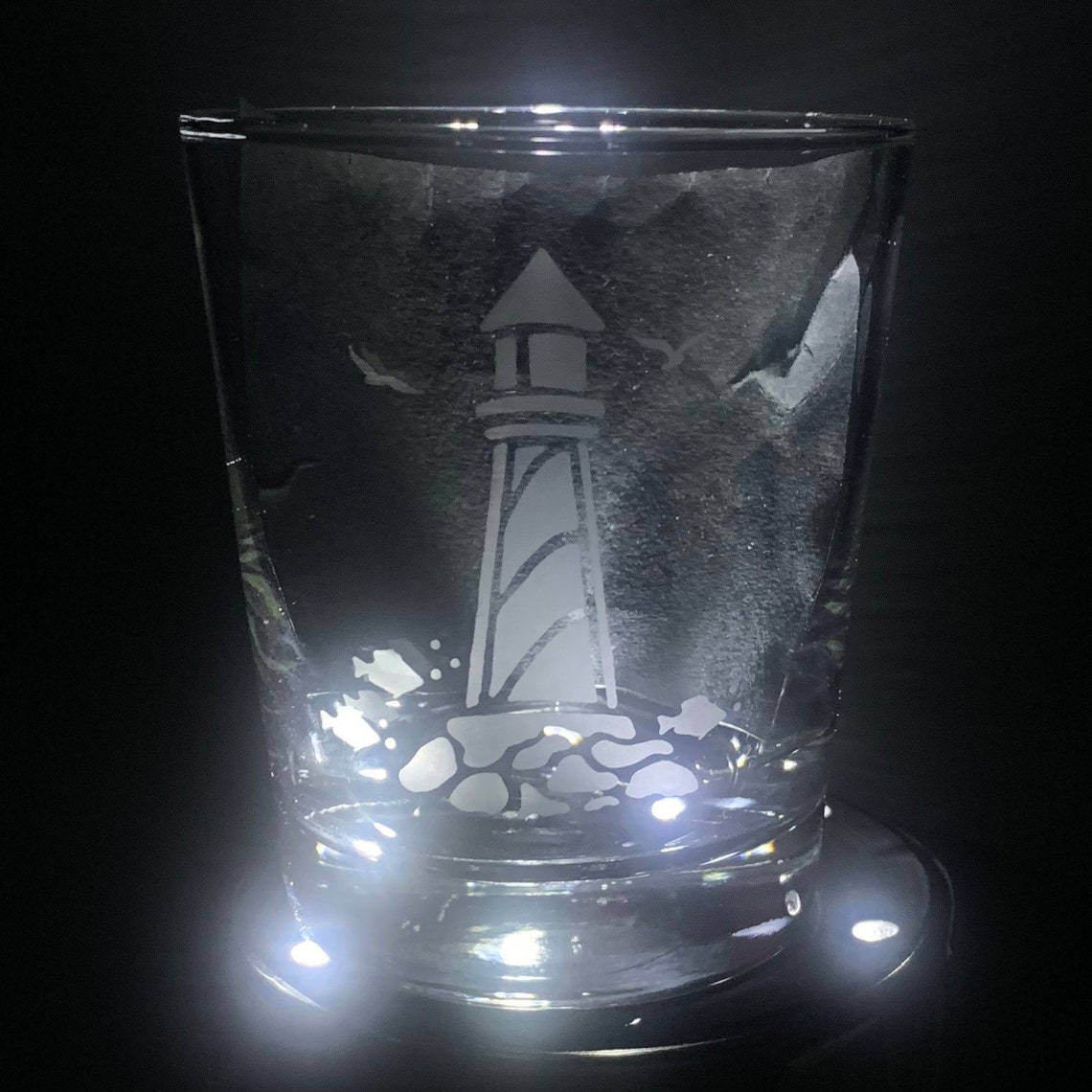 Lighthouse Glass for Cocktails Nautical Barware for Liquor - Etsy