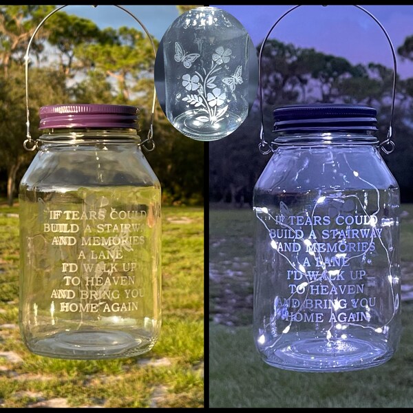 Outdoor Memorial Solar Lantern - Etsy