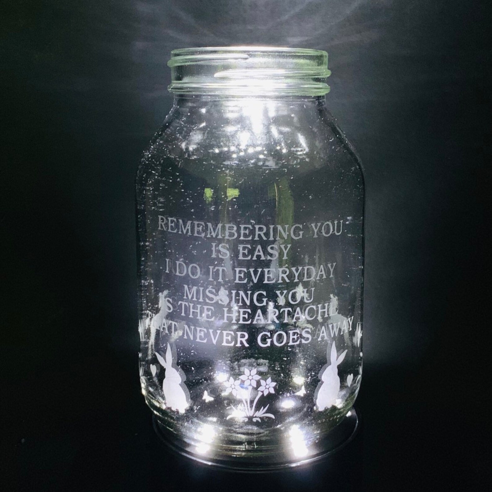 MEMORIAL LANTERN for Cemetery With Verse Cemetery Decoration - Etsy