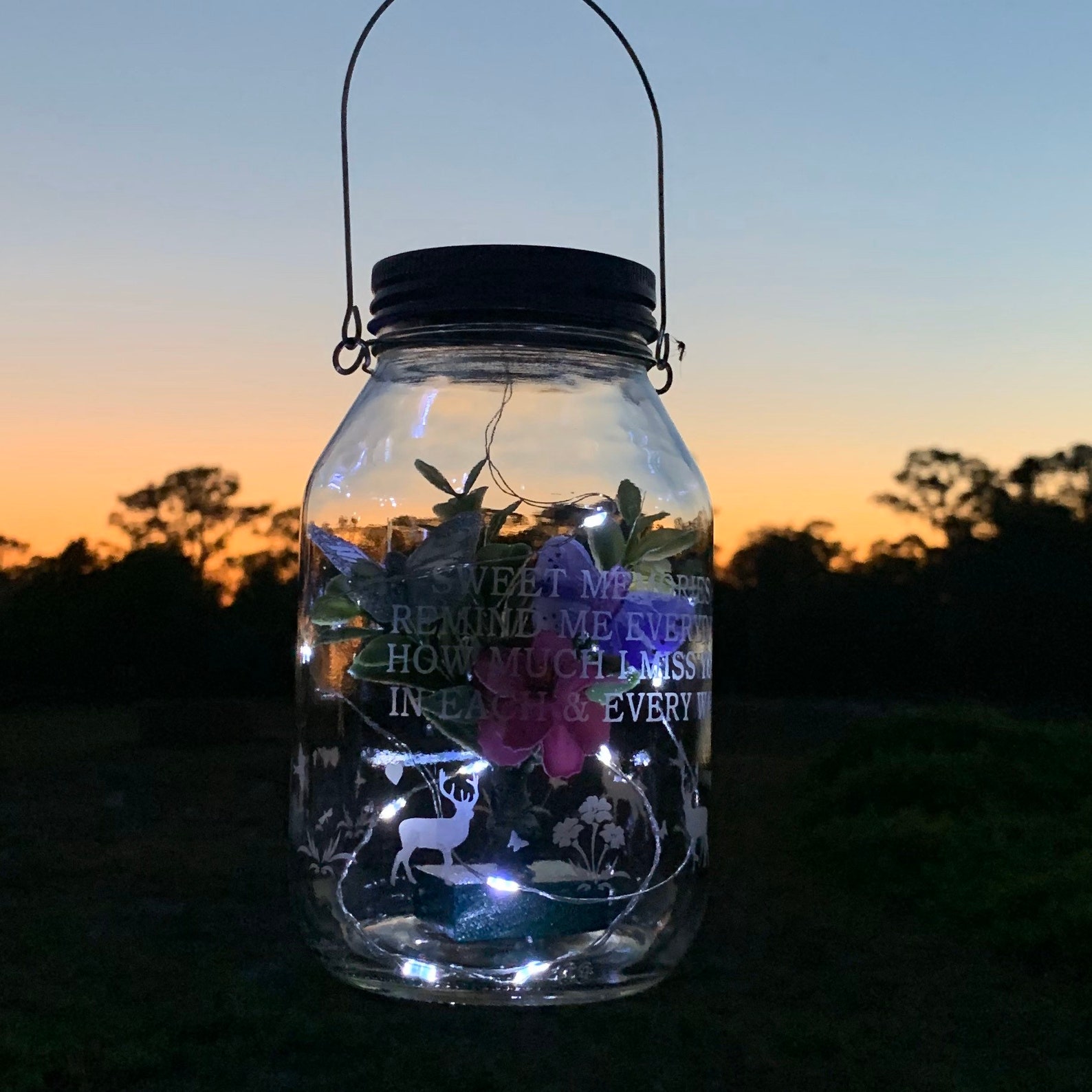 GRAVE DECORATION With Verse Memorial Gift for Cemetery With - Etsy