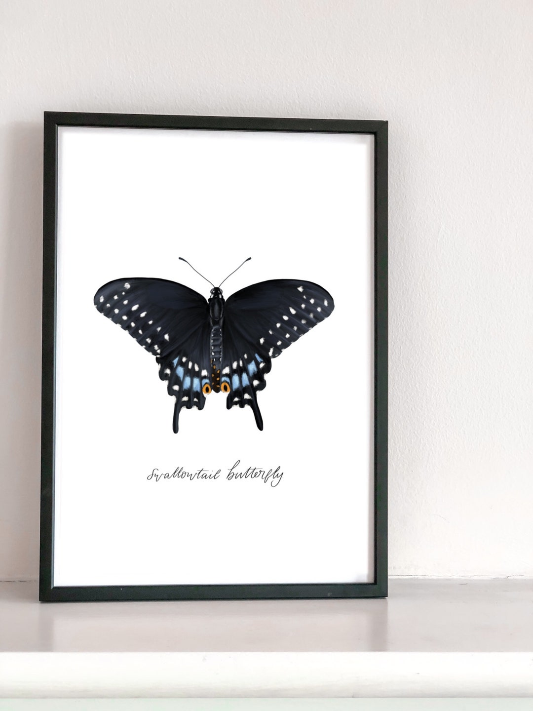 A4 Butterfly Print, Swallowtail Butterfly, Insect Print, Animal Print ...
