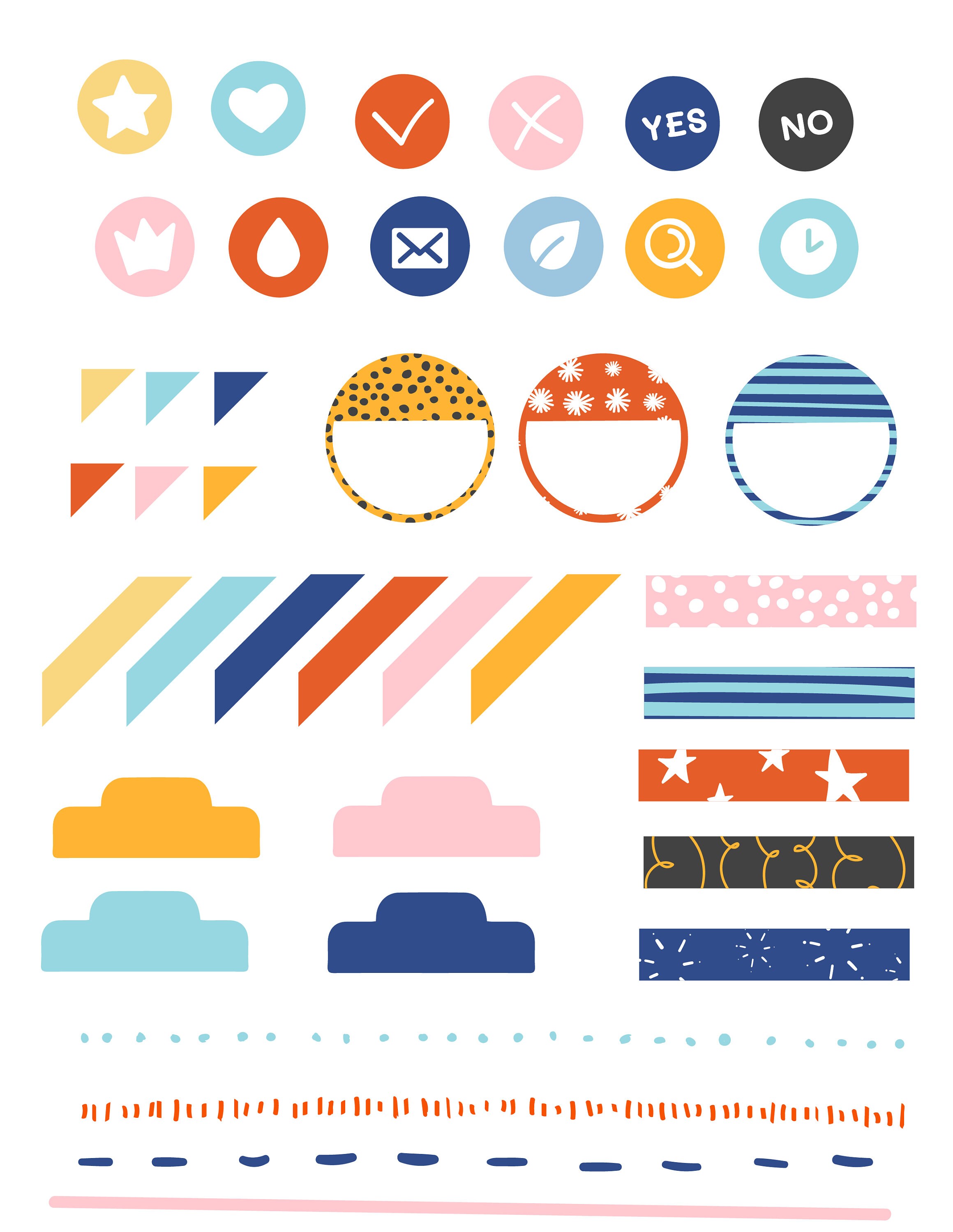 200+ 4th of July Fun Digital Planner Stickers for Goodnotes & Other ...