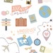 HUGE Summer Travel Vacation Digital Planner Stickers for Goodnotes ...