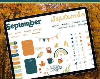 HUGE Summer Travel Vacation Digital Planner Stickers for Goodnotes ...