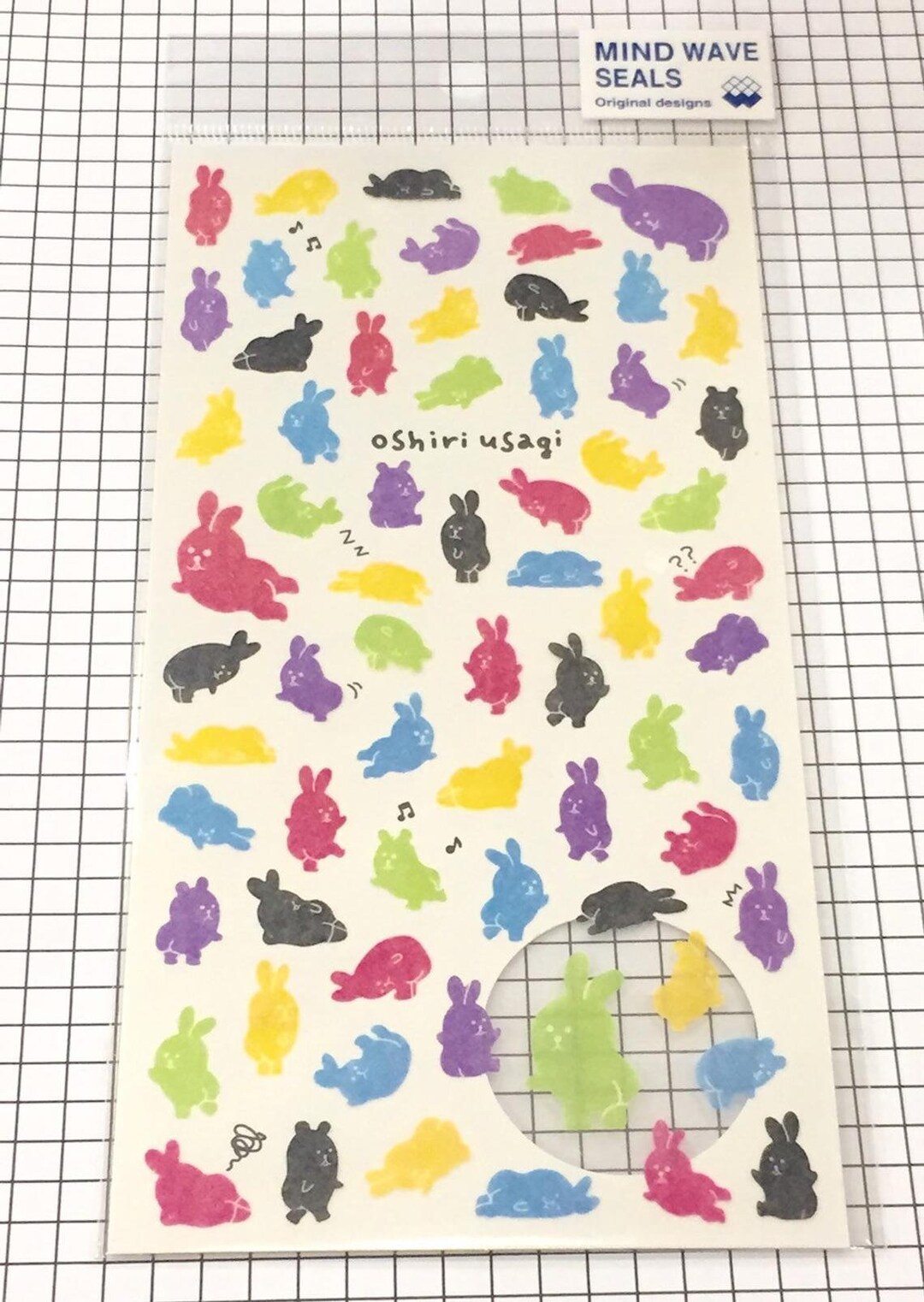 Cute Japan Paper Sticker Seals Kawaii BUNNY Sticker Sheet - Etsy