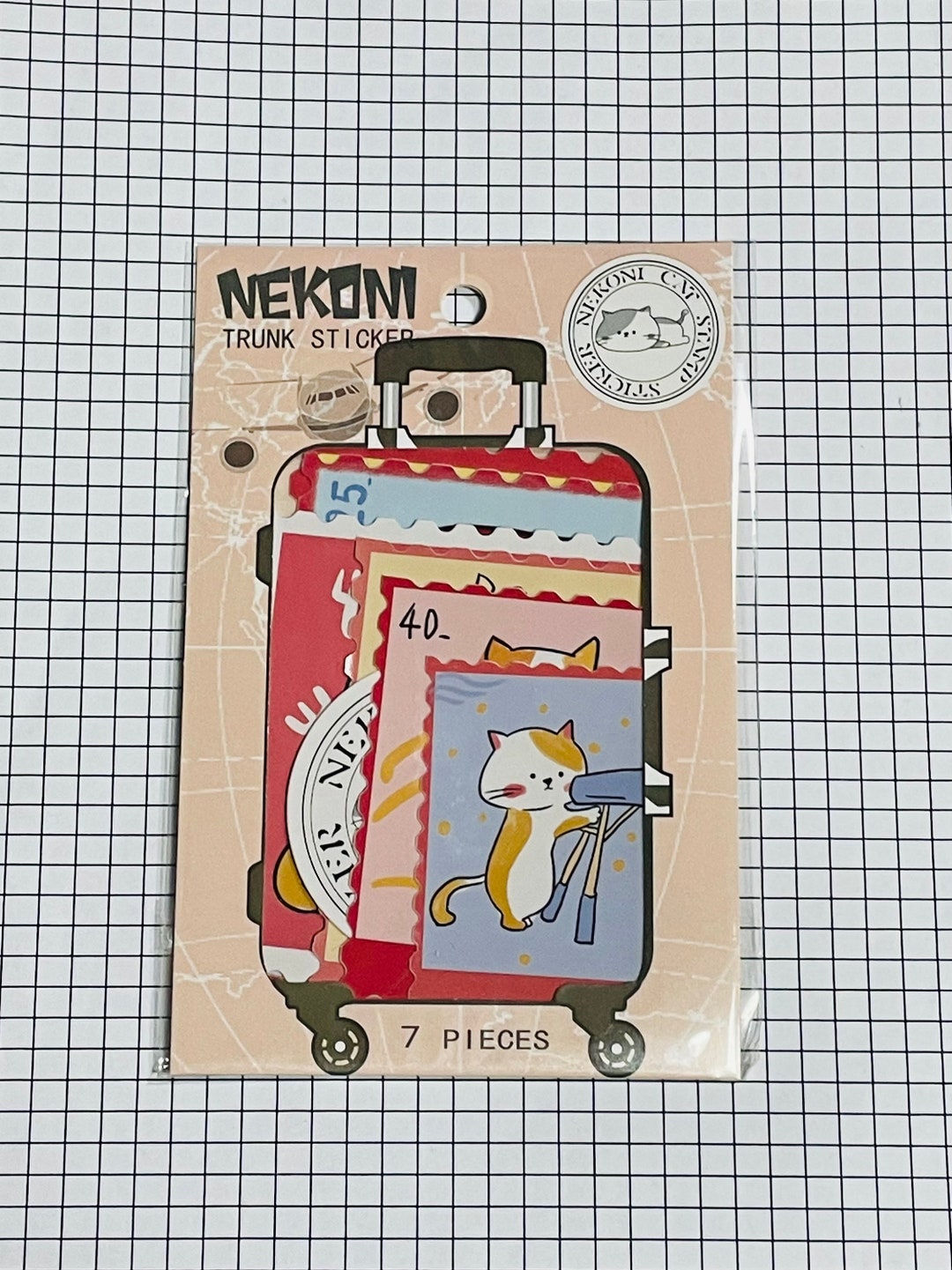 Cute Japanese Trunk Stickers Kawaii CAT Theme Stickers - Etsy