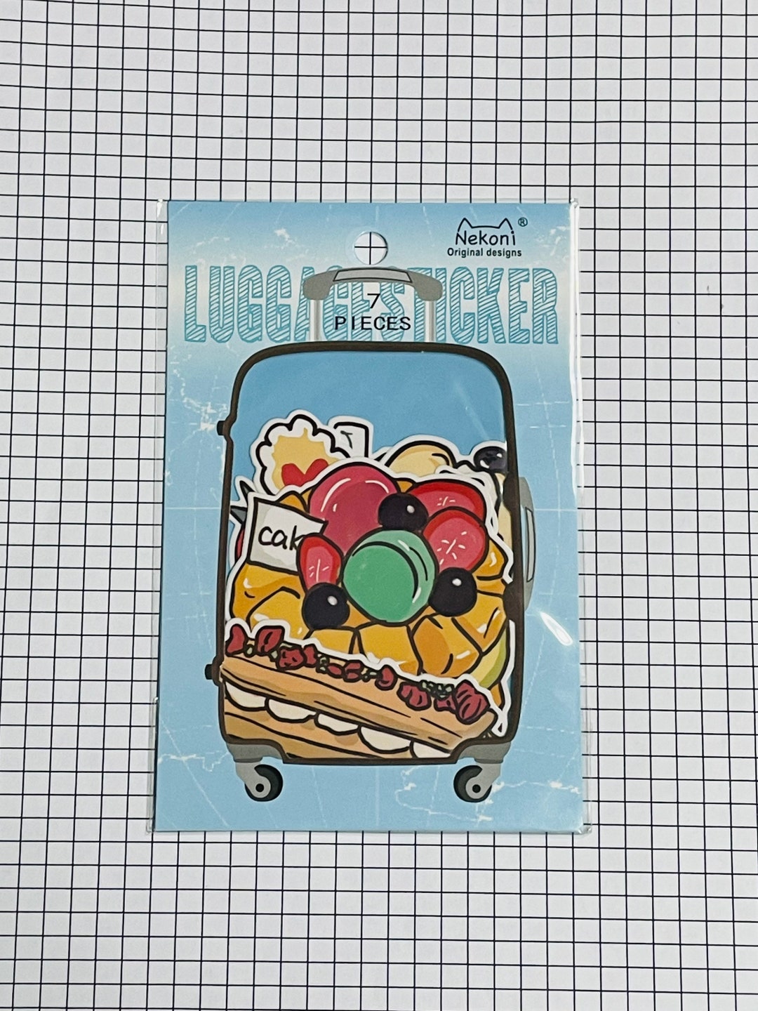 Japanese Cute Sticker Bag, SWEETS Stickers Seal, Trunk Decoration ...