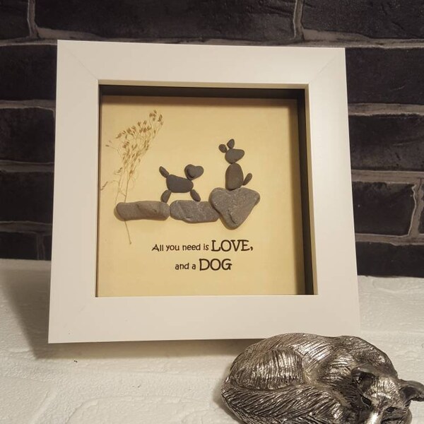 Pebble Art Dogs - Etsy