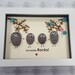 Quirky Family of 4 "our Family Rocks" Pebble Art in White Frame, Family ...