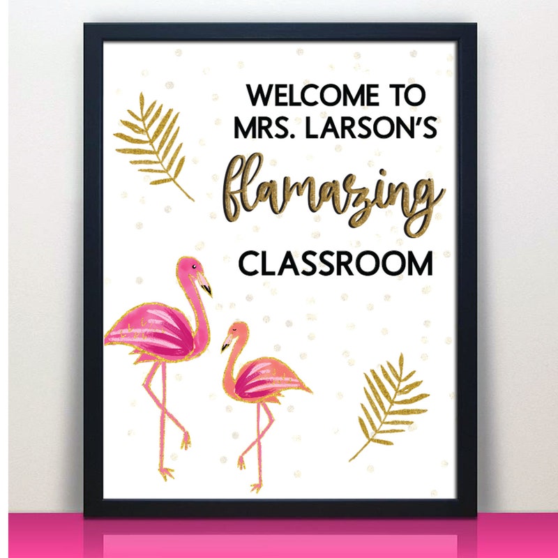 Flamingo Classroom - Etsy