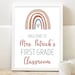 Boho Classroom Welcome Poster | Personalized Classroom Decor | Boho ...