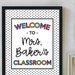 Llama Learning Classroom Print Llama Classroom Welcome Poster Custom ...