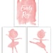 Set of 3 Ballerina Paper Prints Ballerina Decor Ballerina Sign Ballet ...