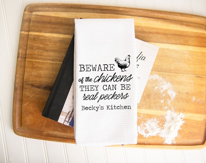 Chicken Towel Chicken Gift Chicken Lady Towel Chicken - Etsy