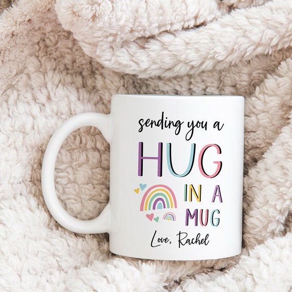 Personalized Sending You A Hug in A Mug Friendship Gifts - Etsy