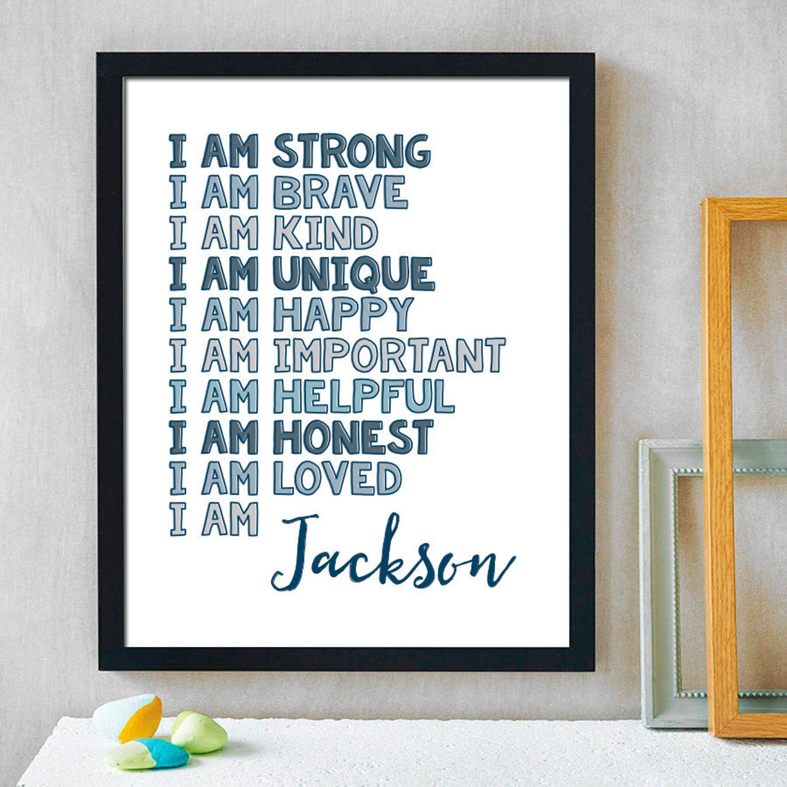 Personalized Boy Print Personalized Print Son Gift | Etsy