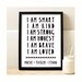 Personalized I Am Print | Kids Room Decor | Playroom Decor | Kids Wall ...