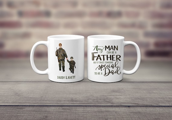 Father and Son Hunting Mug Dad Coffee Cup Father's Day - Etsy